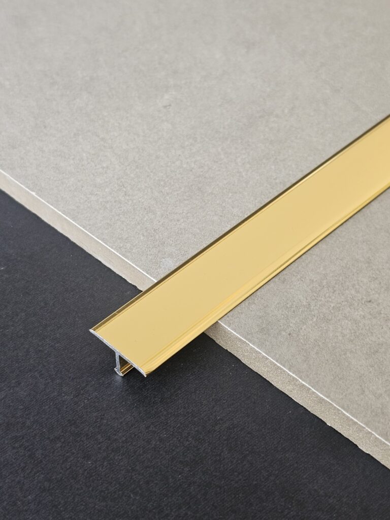 Aluminium T-Profiles Polish Gold - Snowden World