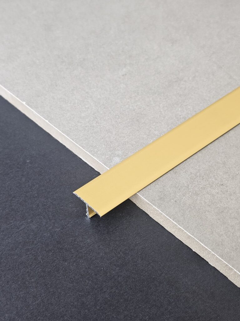 Aluminium T-Profiles Matt Gold - Snowden World