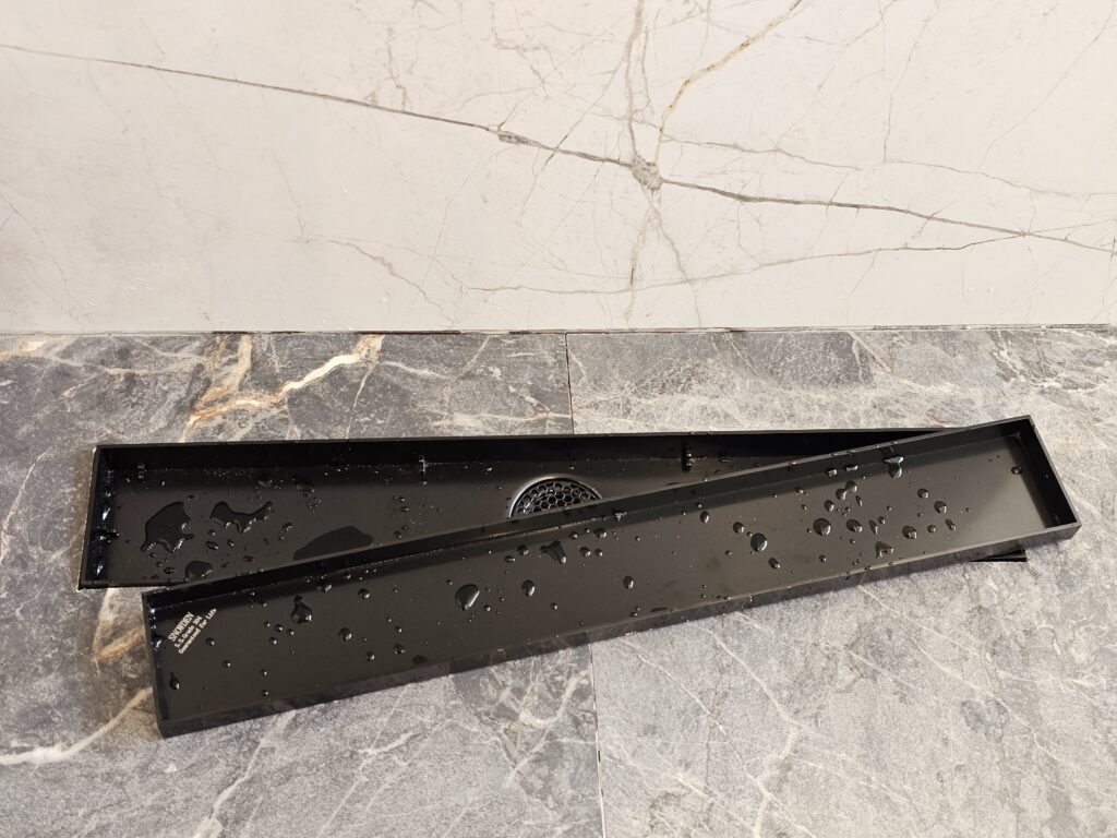 Tile Resist Floor Drains Black - Snowden World